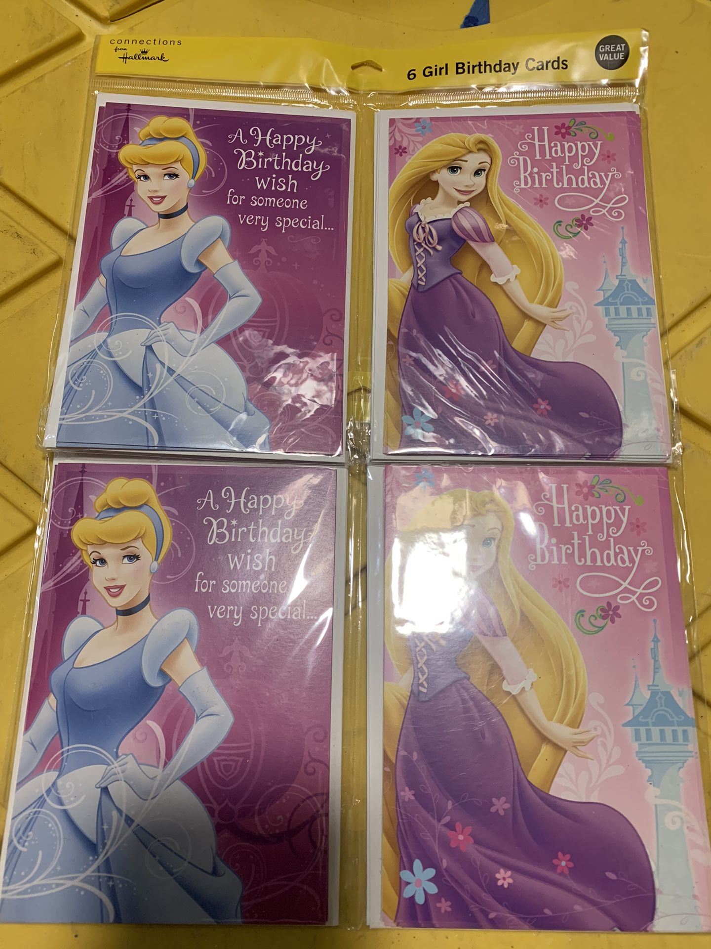 Disney Princess Happy Birthday Card
