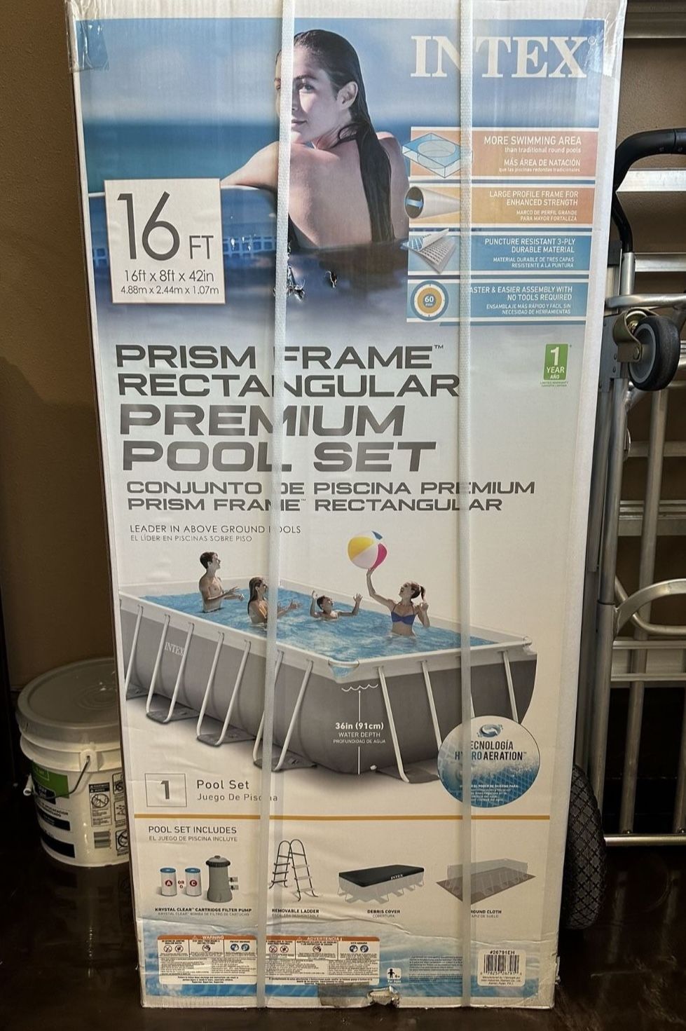 INTEX 16 FEET SWIMMING POOL for Sale in Fontana, CA - OfferUp