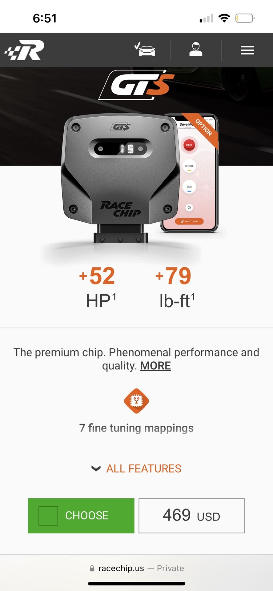 GTS racing chip black for Sale in Fontana, CA - OfferUp