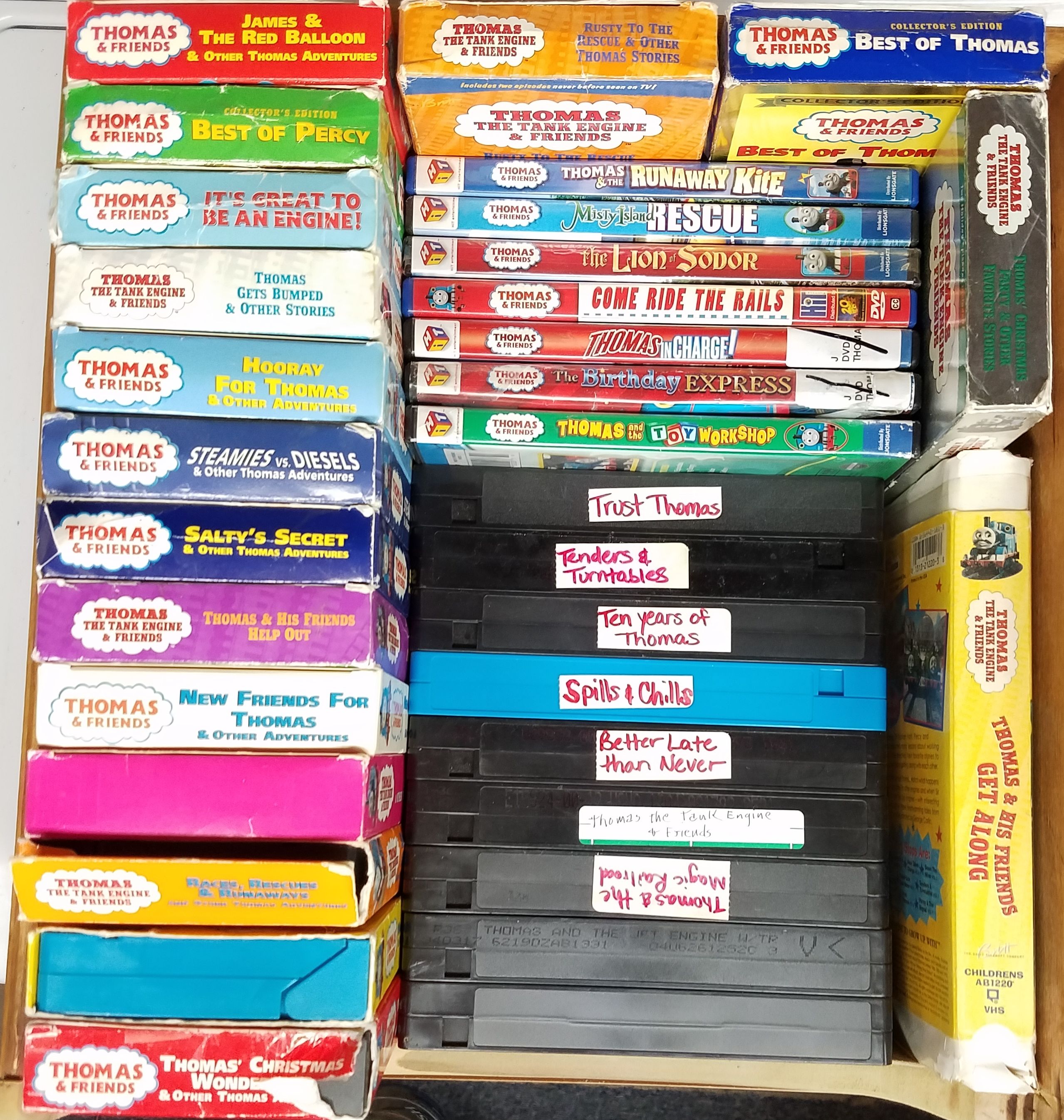 Thomas And Friends Dvd Vhs Collection