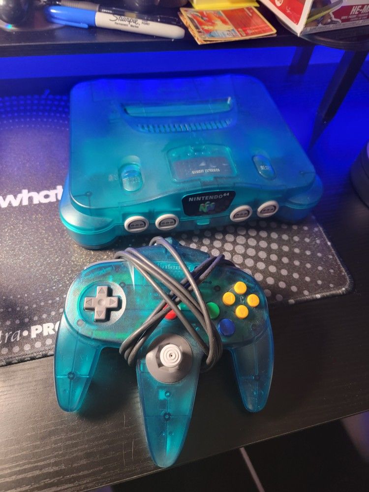 Ice Blue Nintendo 64