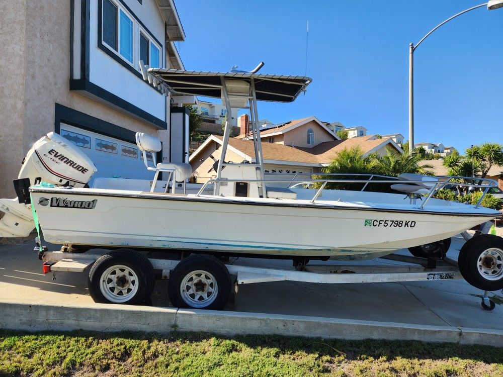 Wahoo 1900 Center Counsel Fishing Boat for Sale in Santee, CA - OfferUp