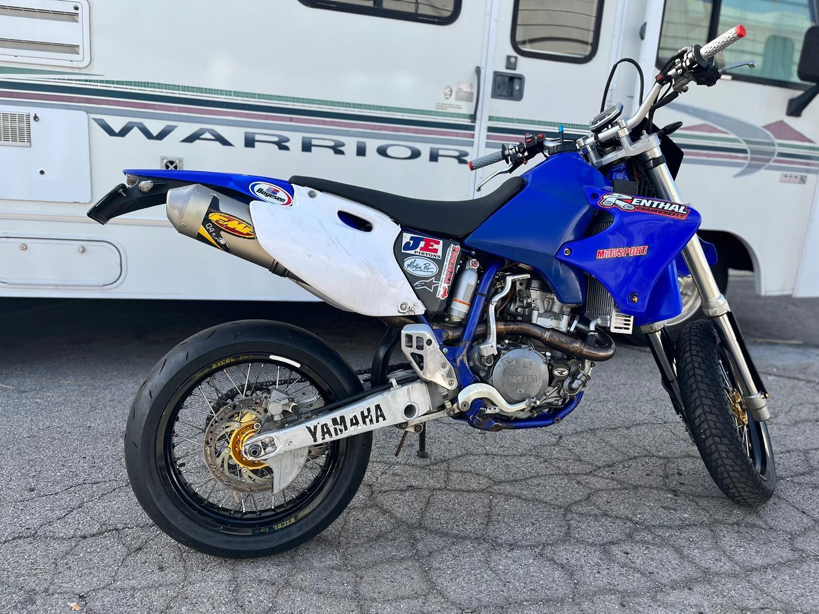 YAMAHA WR426F SUPERMOTO DIRTBIKE DUAL SPORT PLATED GAS SAVER. STREET ...