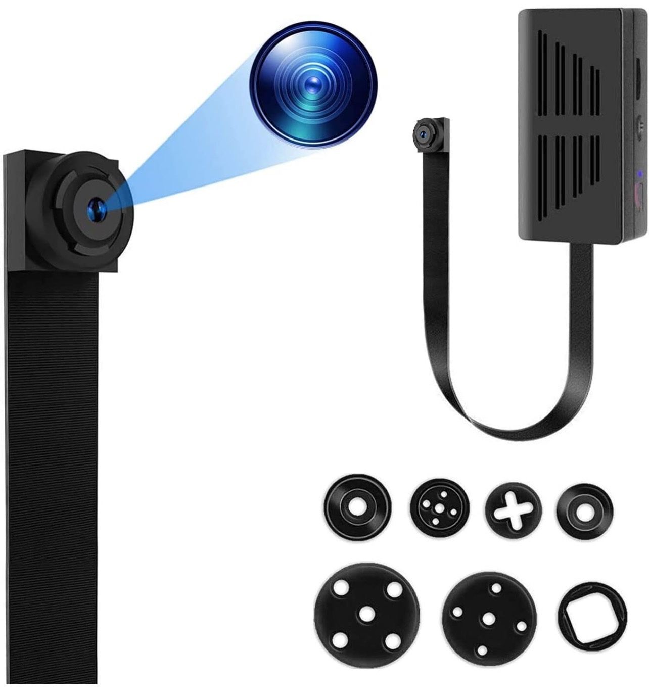 Hidden Cameras DIY 1080P Mini Spy Cameras Portable Covert Nanny Video ...