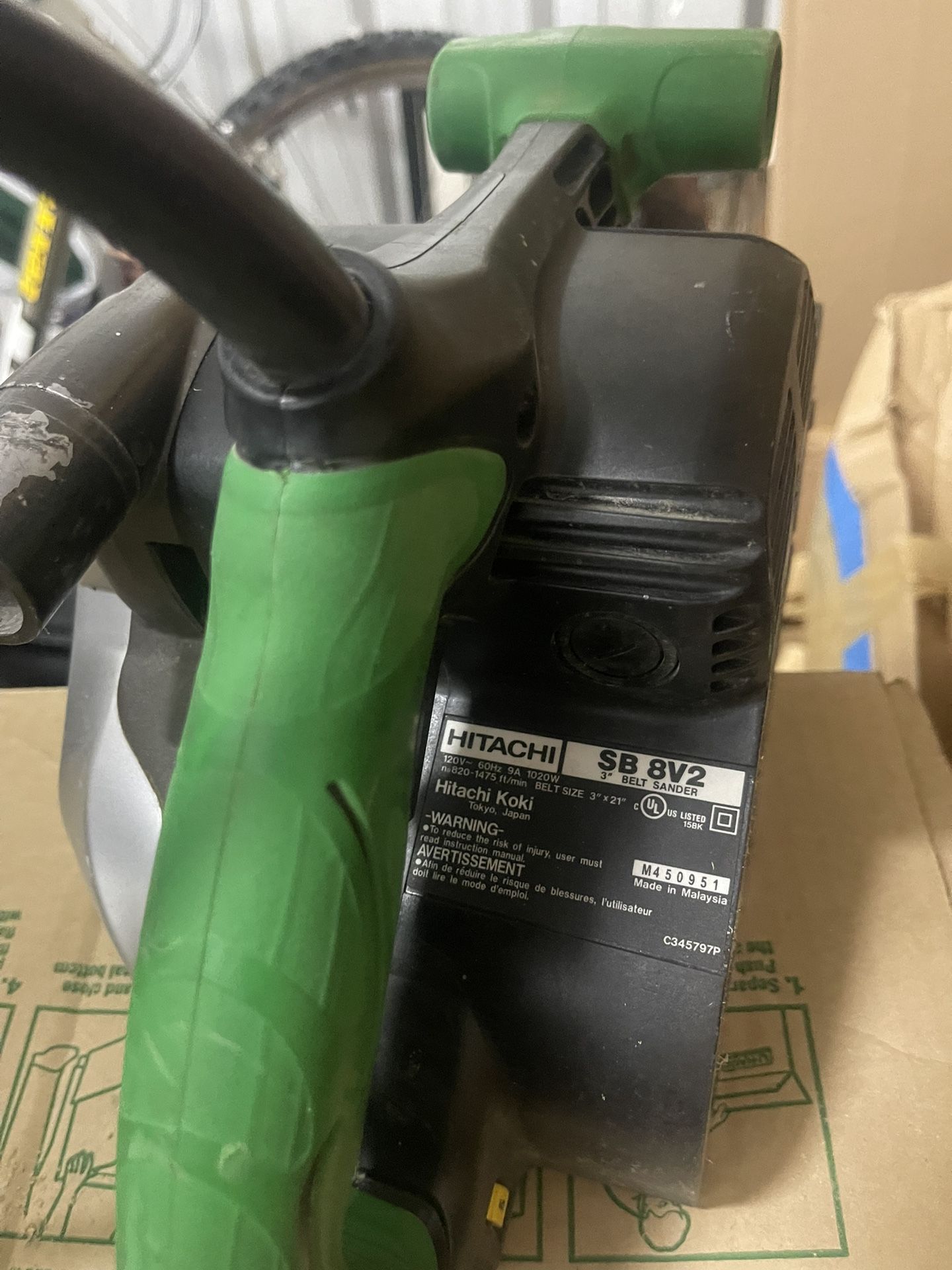 Hitachi Belt Sander SB8V2 for Sale in Clarksburg, MD - OfferUp