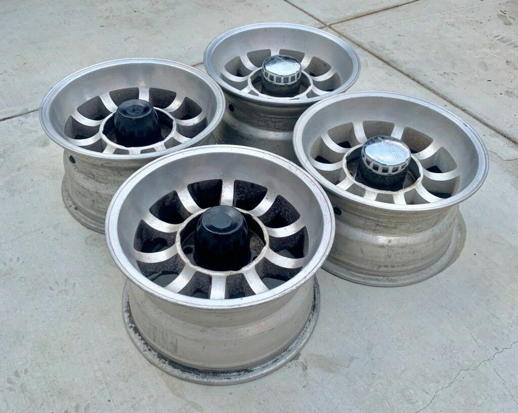 Vintage 15"X8.5" WESTERN MAG ALLOY WHEELS FOR CHEVROLET K5 OR DATSUN ...