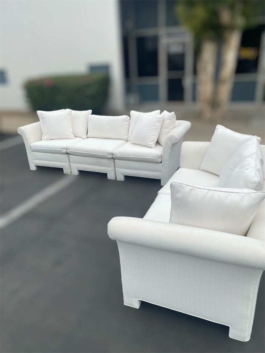 White Modular Sectional Sofa for Sale in Yorba Linda, CA - OfferUp