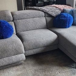 2 PIECE SECTIONAL MADDIE GREY 575.00 Dimensions 109 W x 59 D x 30 H for Sale in San Leandro CA OfferUp