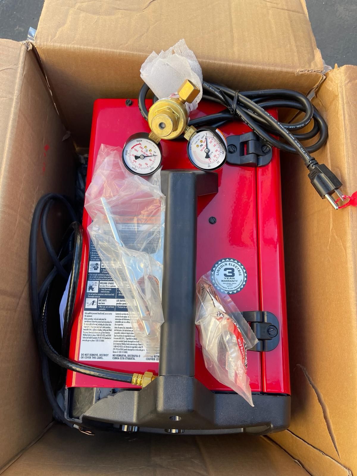 Weld-Pak 140 Amp MIG and Flux-Core Wire Feed Welder, 115V, Aluminum ...