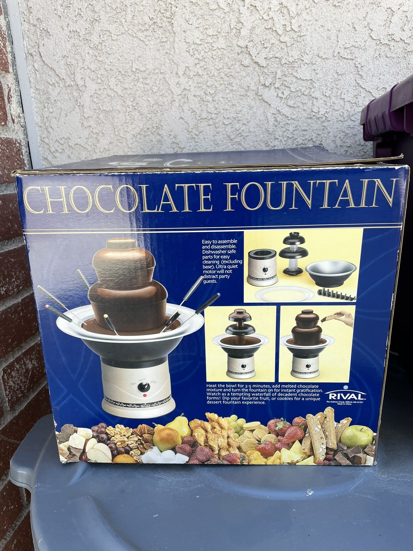 Blue Chocolate Fountain