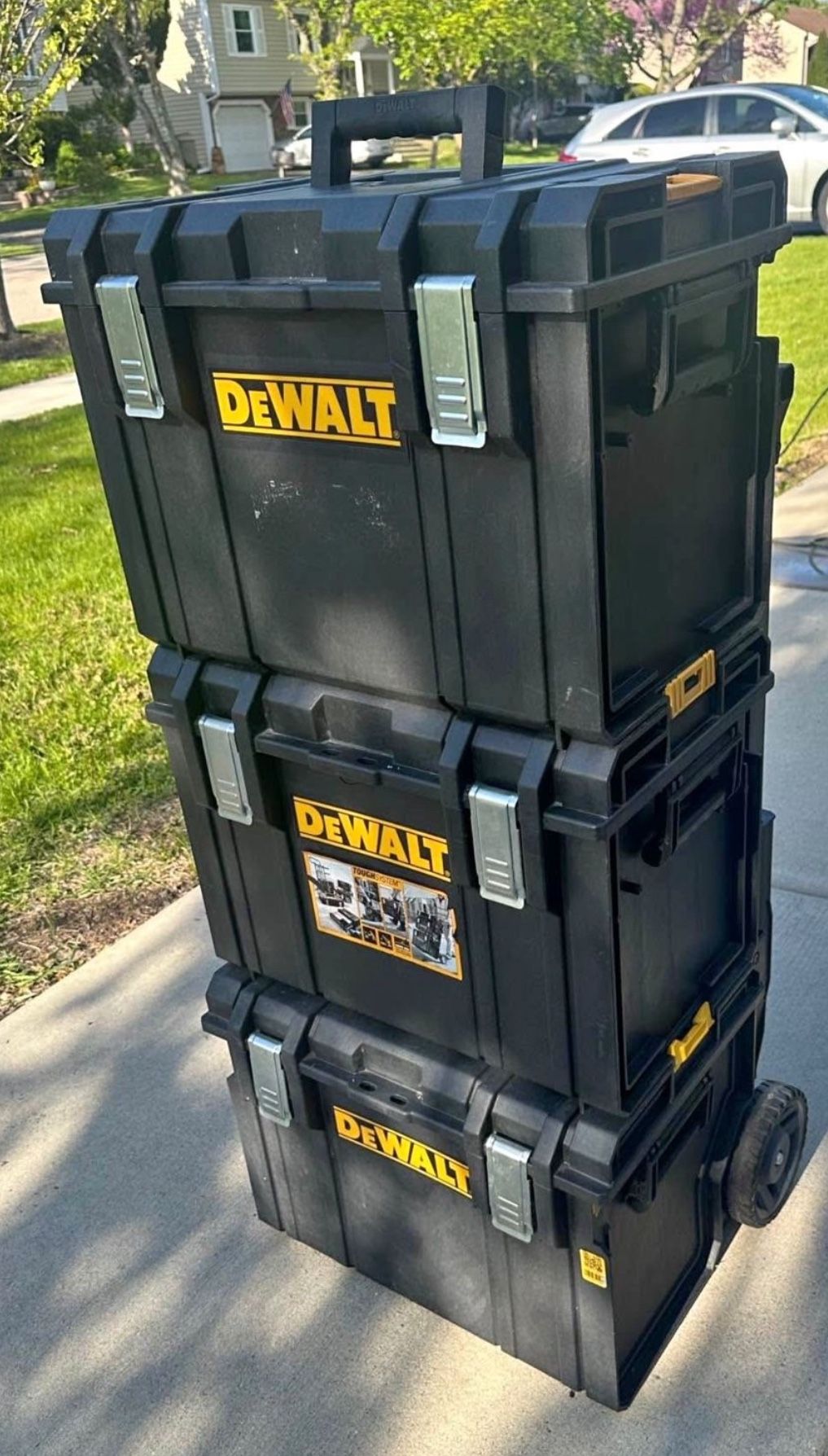 Dewalt Tough System Large Stackable Box Set (3 Boxes) for Sale in ...