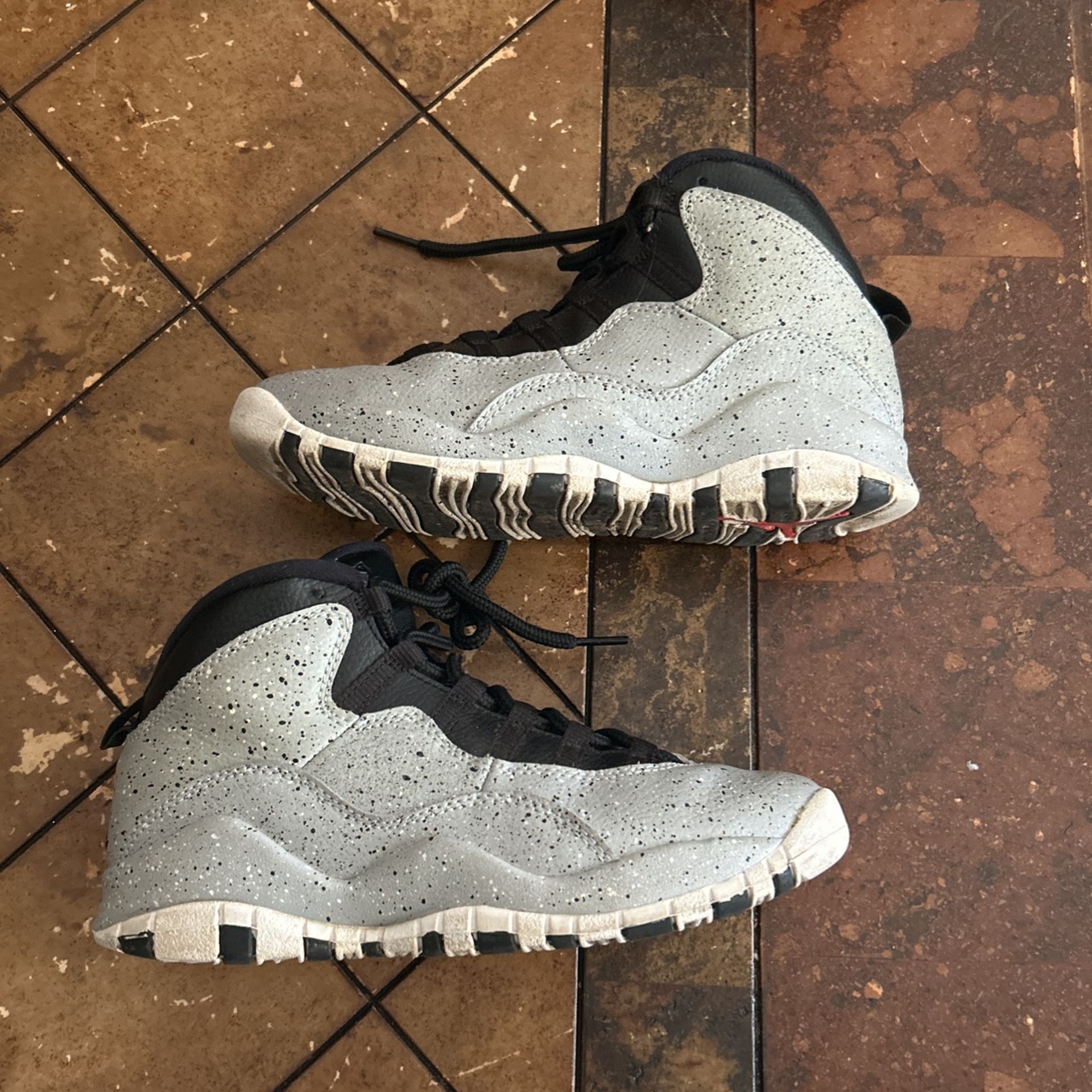 Shoes Retro Jordan 10 Cement Nike Air Jordan Retro 10 Cement Boys