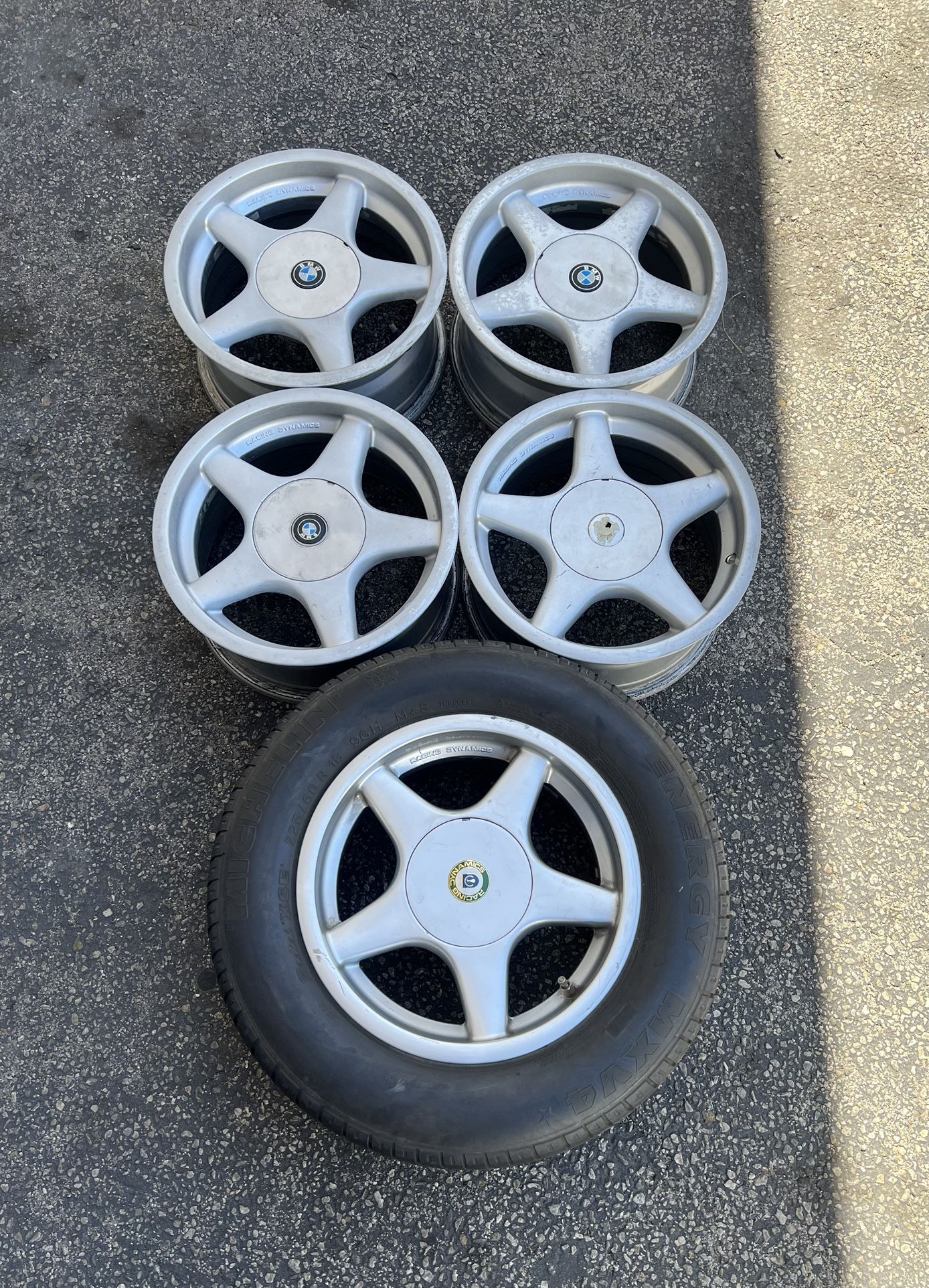 BMW E34 Racing Dynamics Rims 15”x7” ET 13 for Sale in Burbank, CA - OfferUp