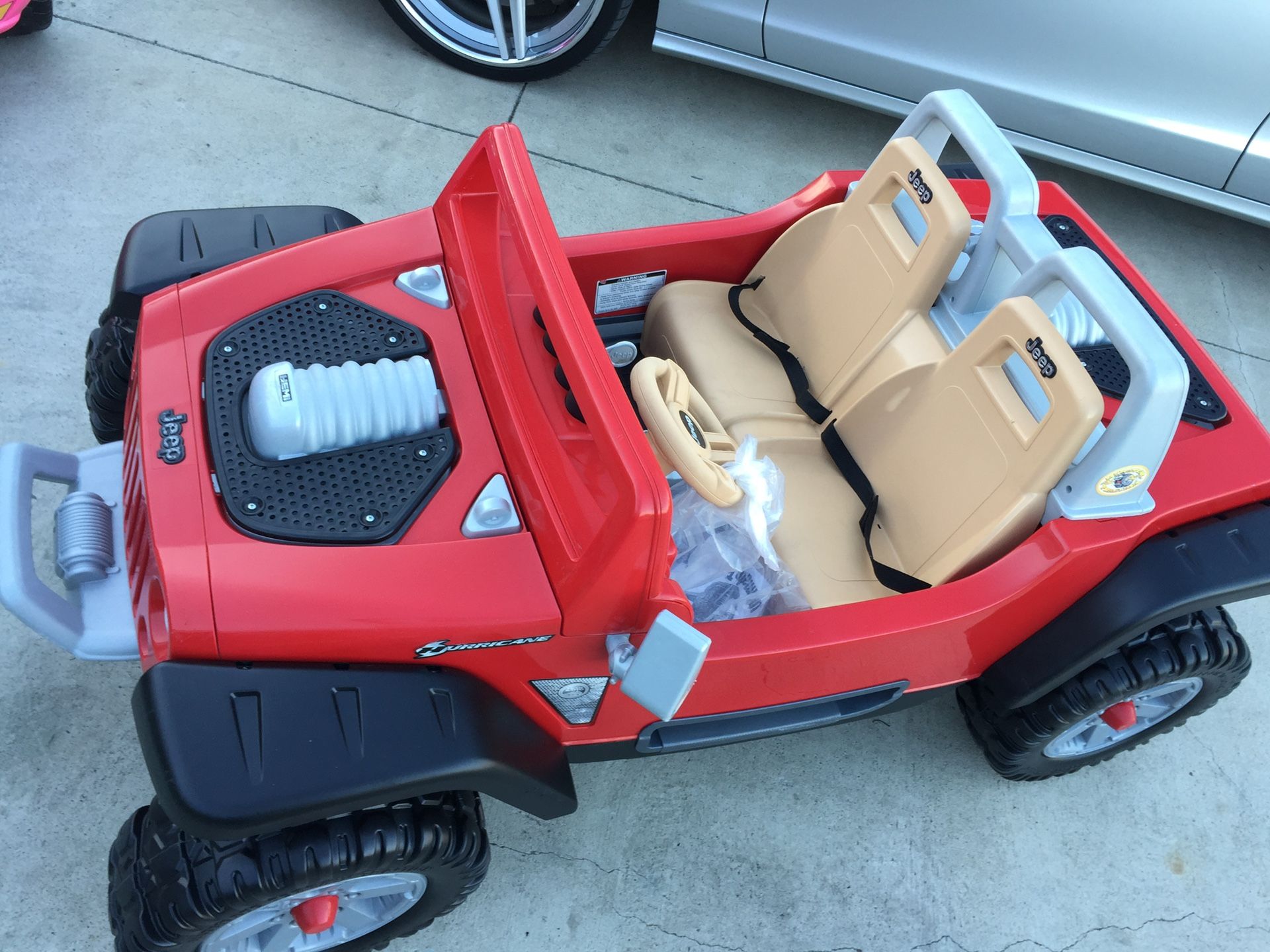 Jeep Hurricane Power Wheels Red