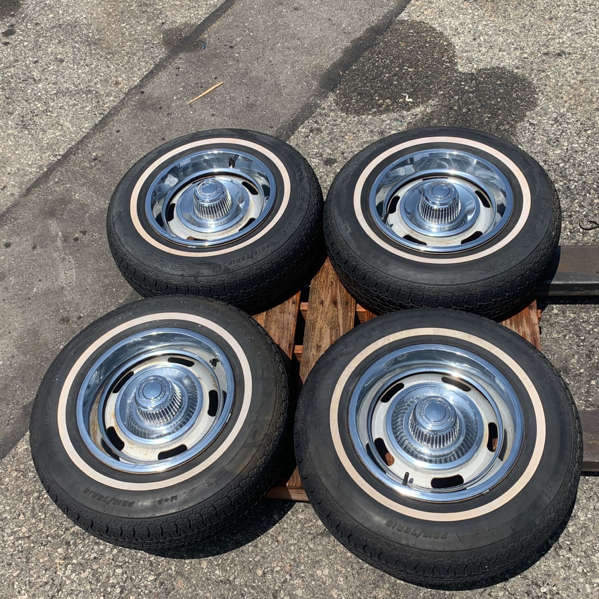 15” Chevy rally Wheels for Sale in Carson, CA - OfferUp