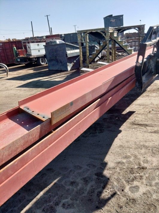 $500 Each And Up Red Steel Ibeam Up To 25 Ft Long for Sale in Las Vegas ...
