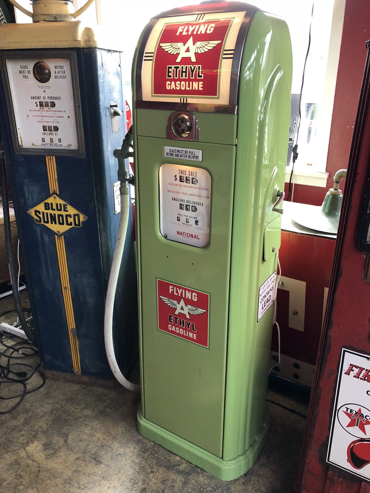 Flying A Gasoline Pump