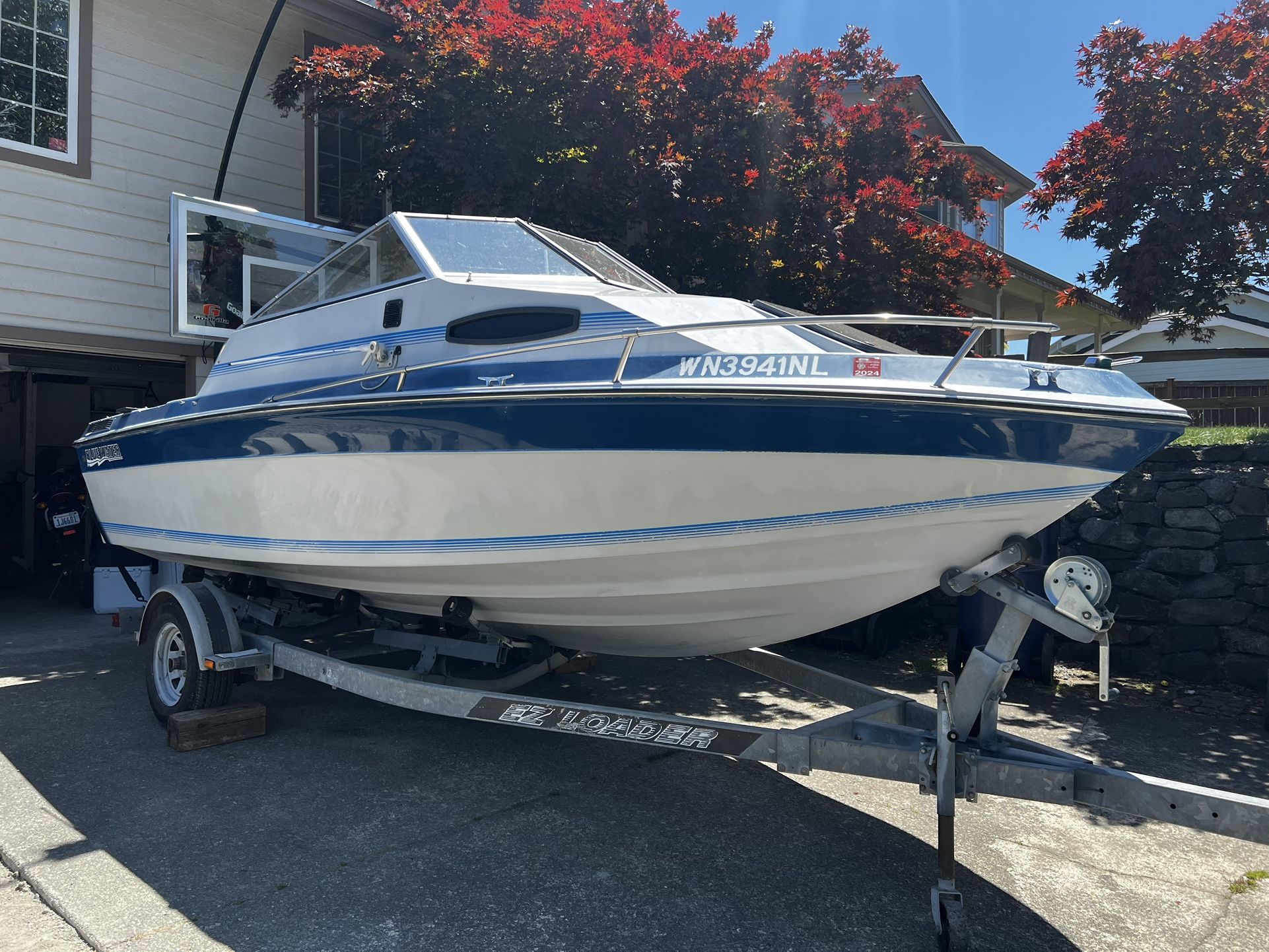 1991 Blue Water Executive Cuddy 18 Foot Boat for Sale in Puyallup, WA ...