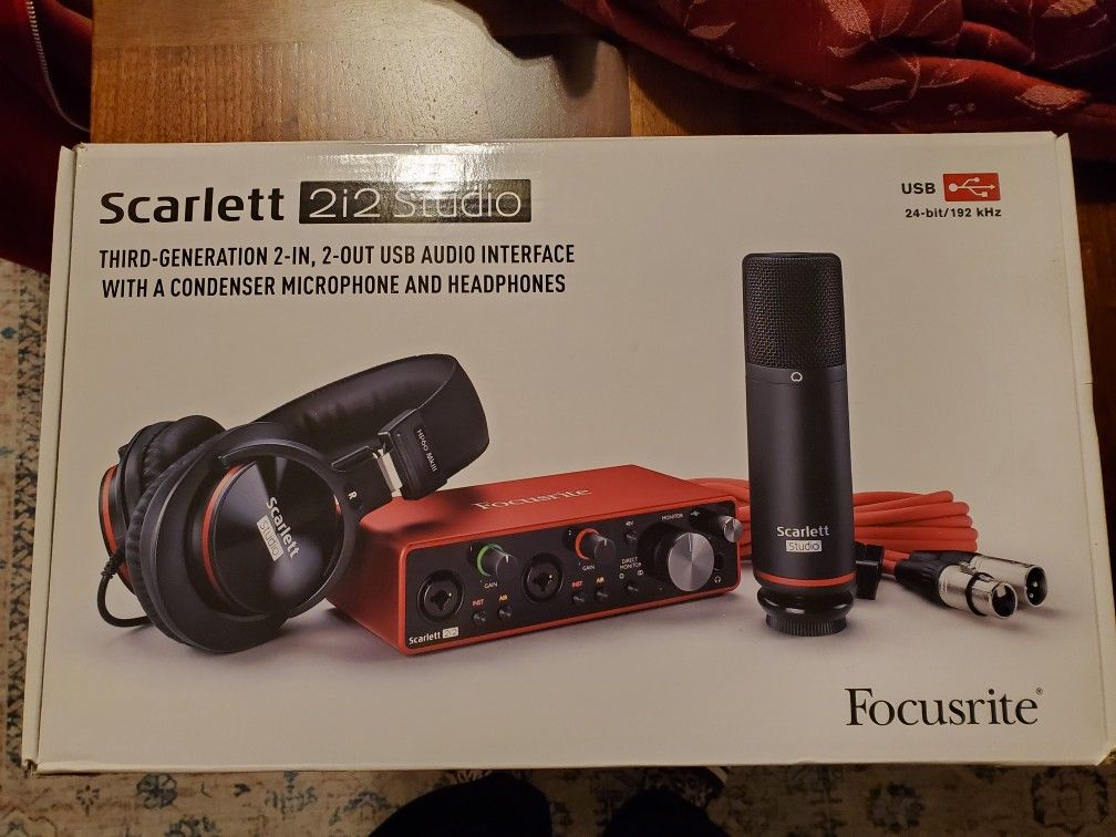 Focusrite Scarlett 2i2 Studio - In The Box for Sale in Alta Loma, CA ...