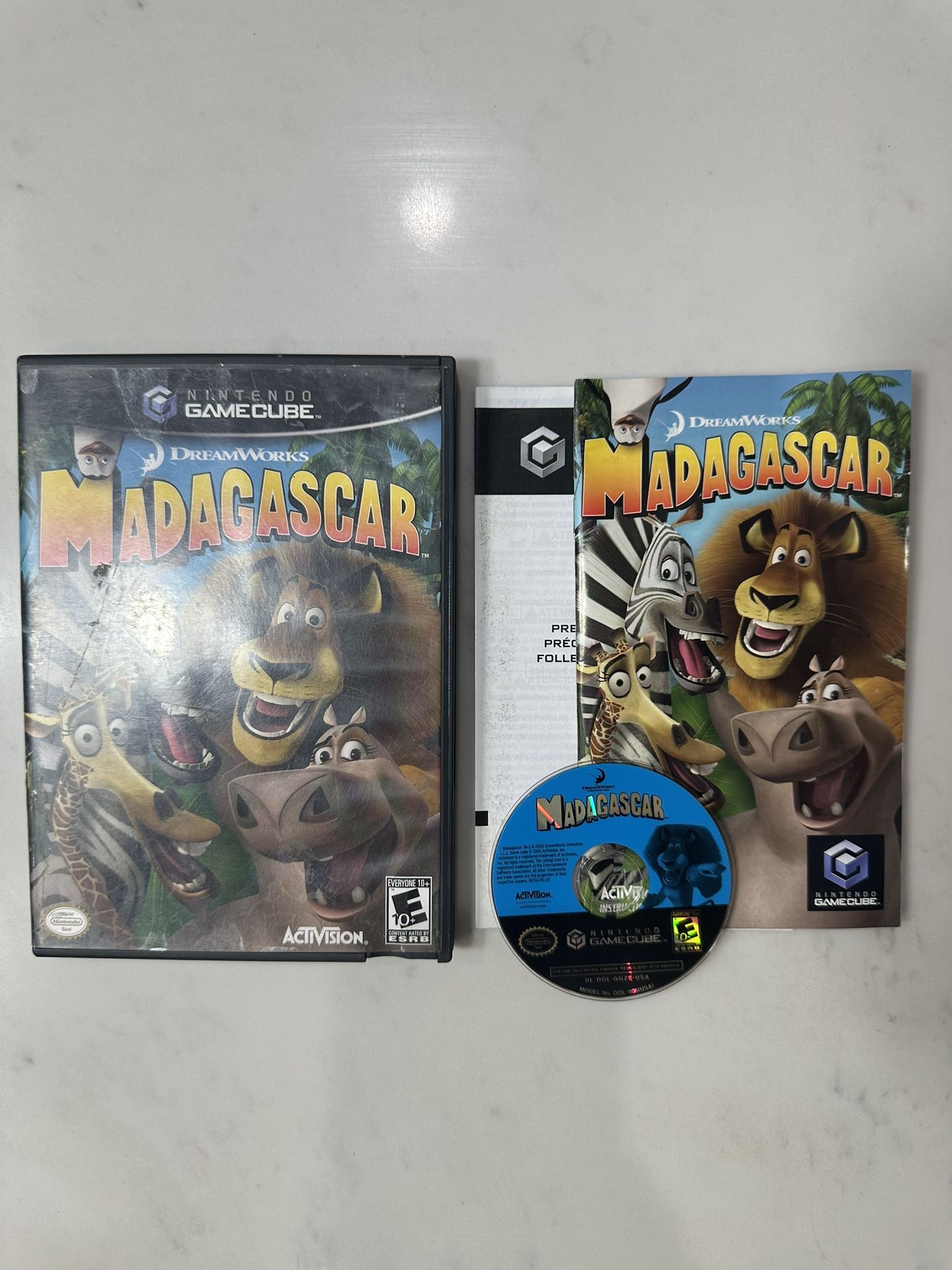 Madagascar Gamecube Disc