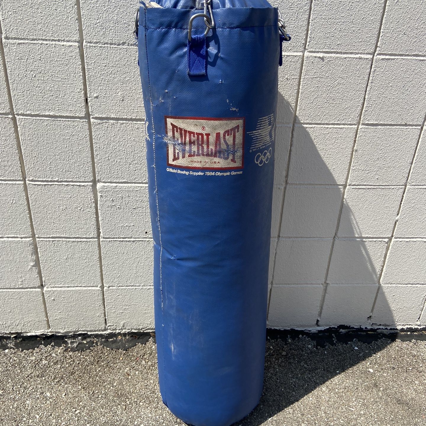 Blue Everlast Punching Bag