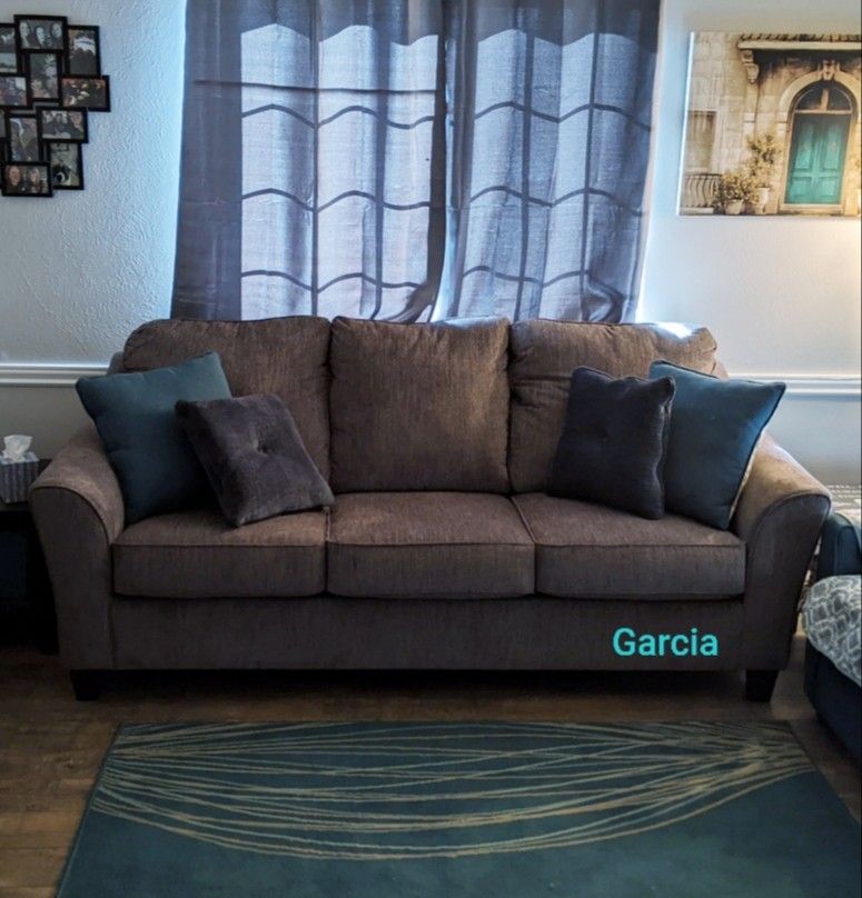 In Stock Nemoli Sofa and Loveseat Design by Ashley Sofas Couches