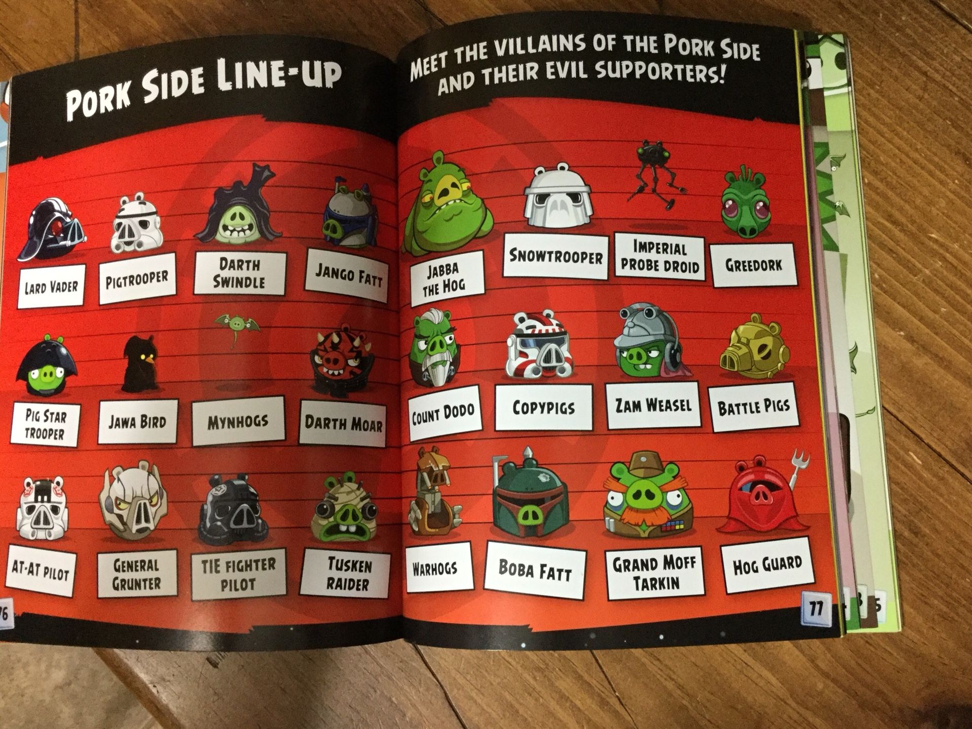 Angry Birds Star Wars Characters Names