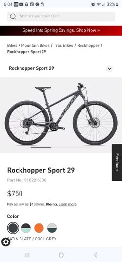 SPECIALIZED ROCKHOPPER SPORT 29ER (LARGE FRAME) for Sale in Mesa, AZ ...