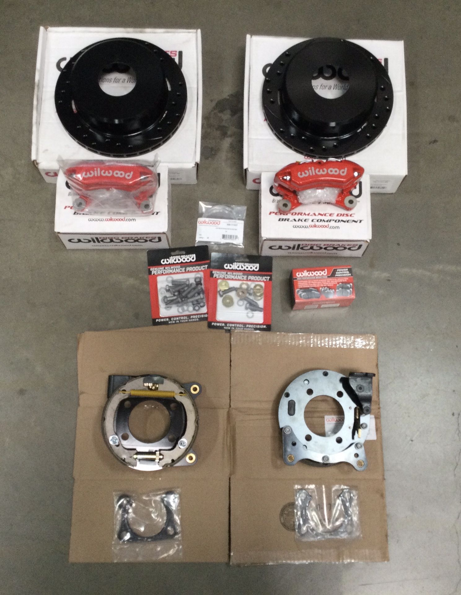 Wilwood 140-11388-DR Forged Dynapro Low Profile Rear Parking Brake Kit ...