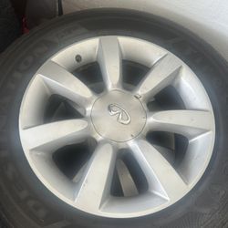2- Infinity Fx35 2005 Rims And Tires + One More Extra Rims for Sale in ...