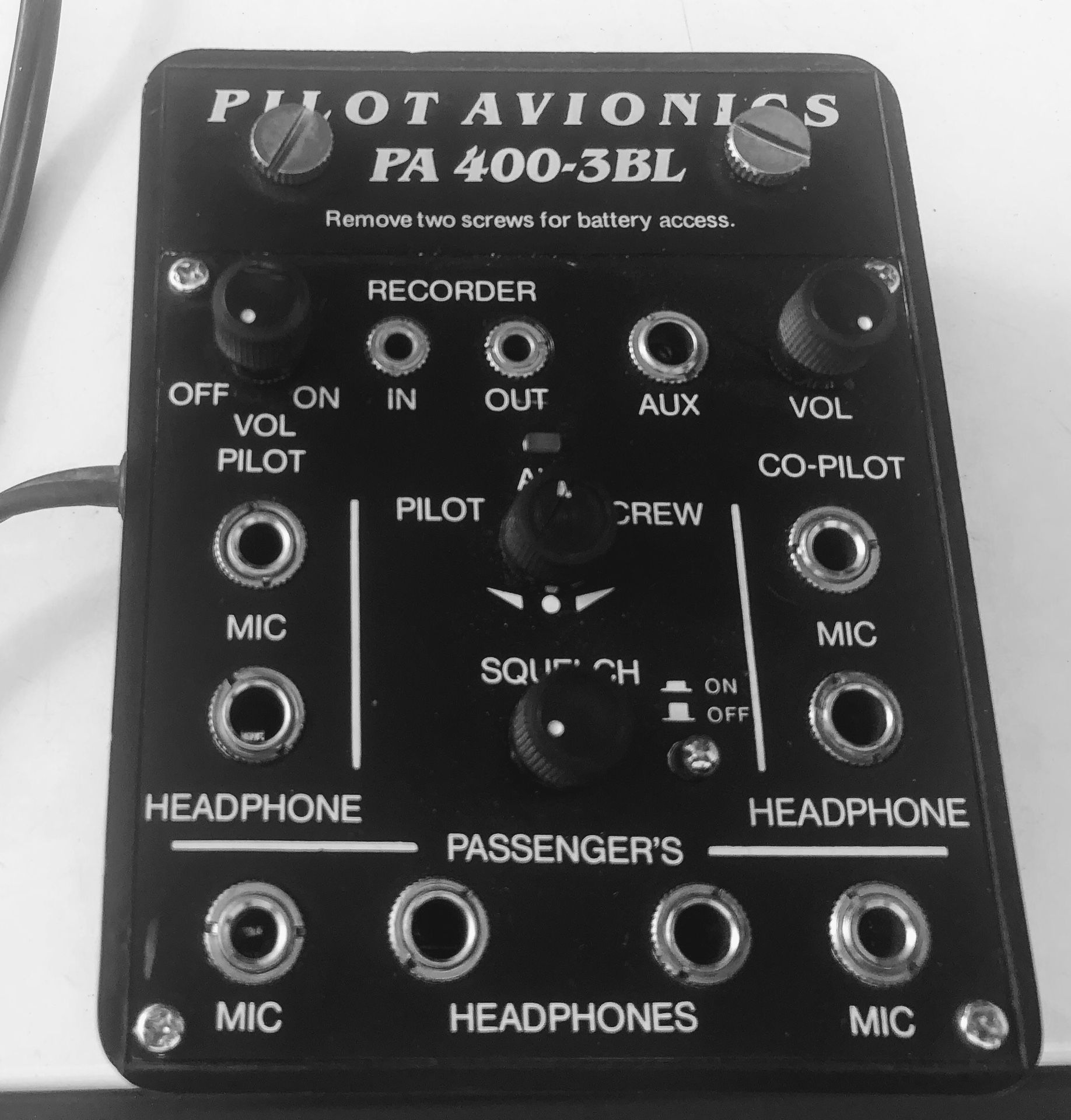PA 400-3BL Pilot Avionics Portable Stereo Intercom w/accessories!! for ...