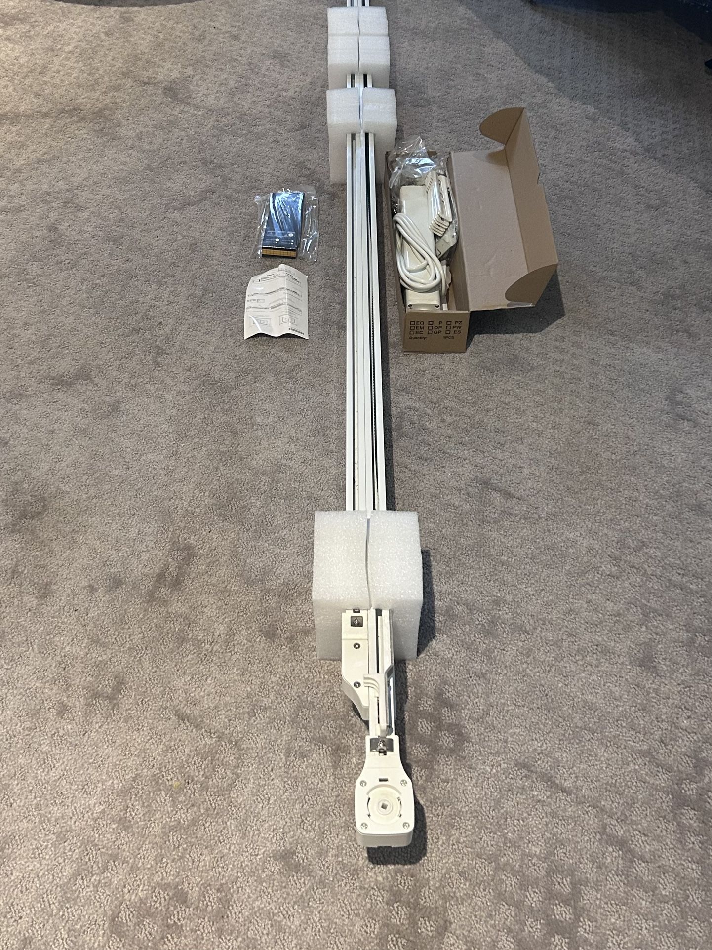 Astomi Smart Curtains System, 88 to 158 Aluminum Track and Super Silent ...
