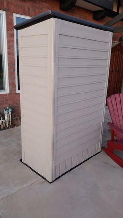 Big Max 2 ft. 6 in. x 4 ft. 3 in. Large Vertical Resin Storage Shed for ...