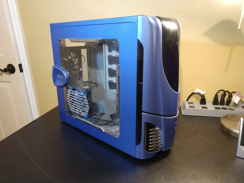 Blue ATX Desktop Computer Case for Sale in Escondido, CA - OfferUp