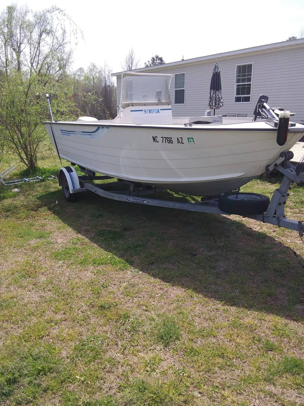 19 ft center console aluminum boat for Sale in Littleton, NC - OfferUp