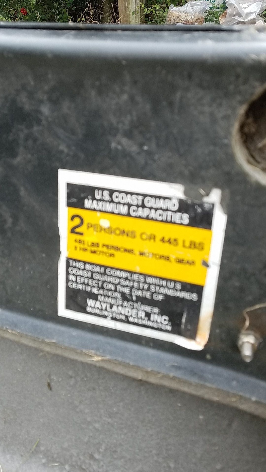 8 foot plastic jon boat Waylander Viking for Sale in Oak Harbor, WA ...