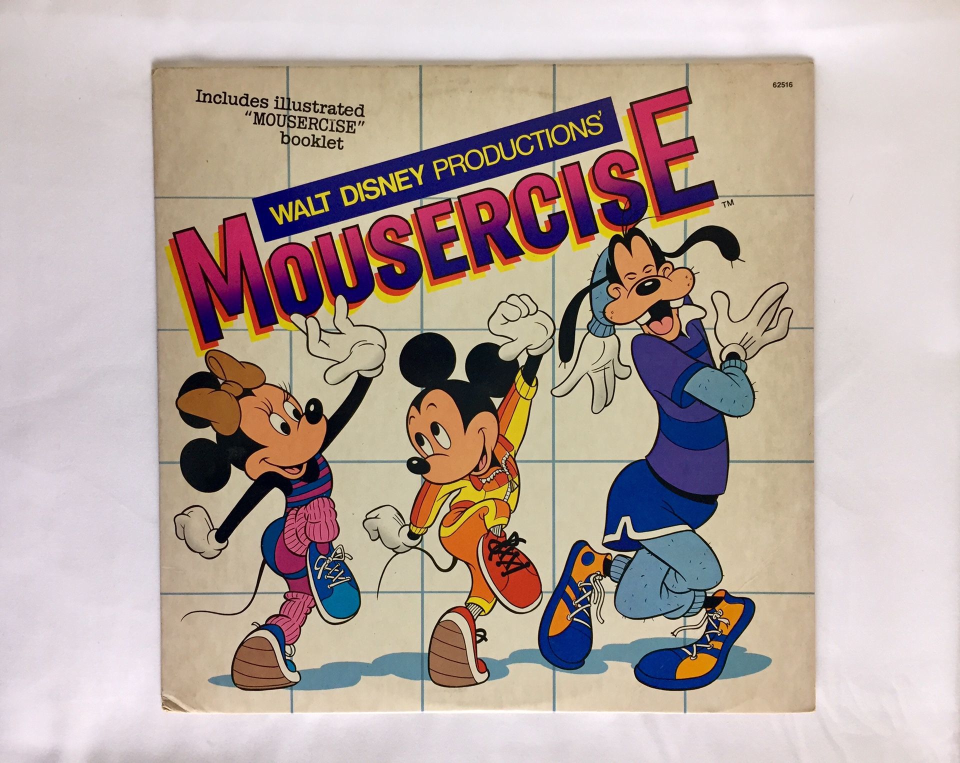 Walt Disney Productions Mousercise Vintage Vinyl Record Album LP for ...