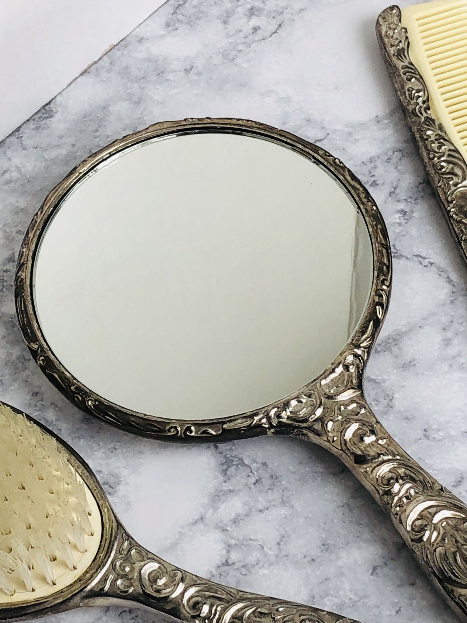 Ornate Hand Mirror