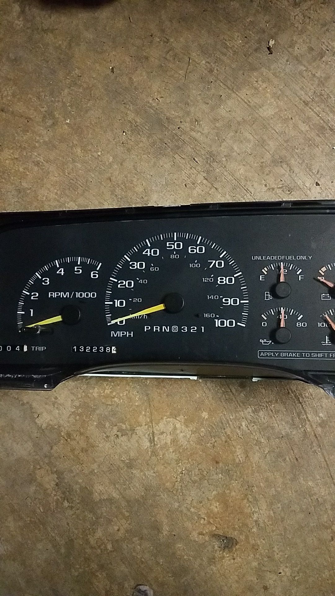 GMC Truck, Suburban, Yukon Speedometer Instrument Cluster w/Tach for ...