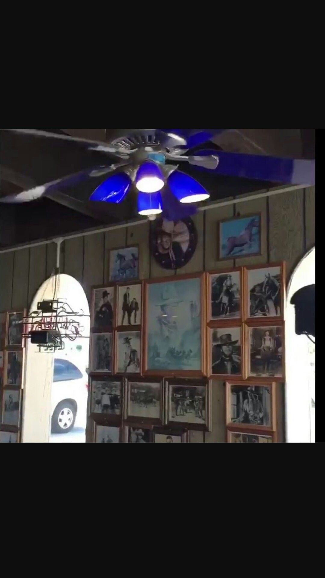 Hampton Bay 52" Cobalt Blue Ceiling Fan for Sale in Austin, TX - OfferUp