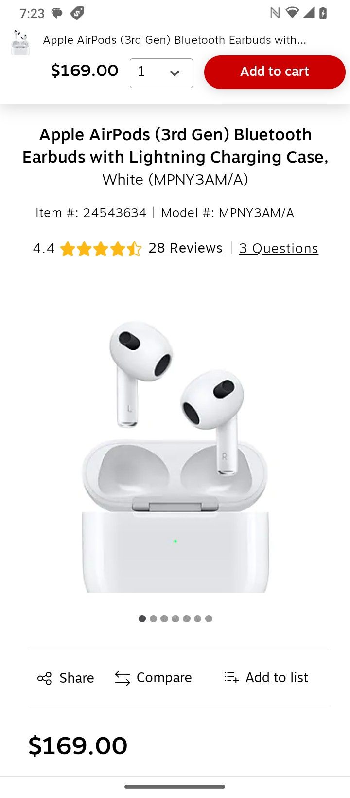 Apple Air Pods 3rd Gen for Sale in Los Angeles, CA - OfferUp