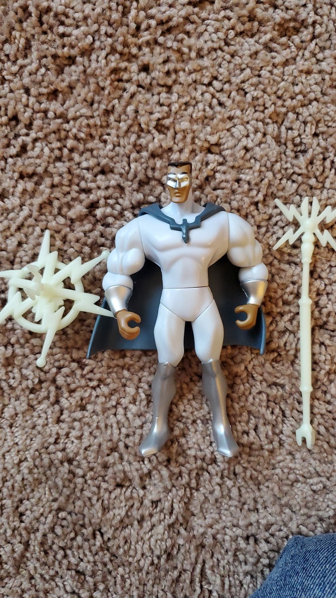 2004 TMNT Teenage Mutant Ninja Turtles SILVER SENTRY Action Figure for ...