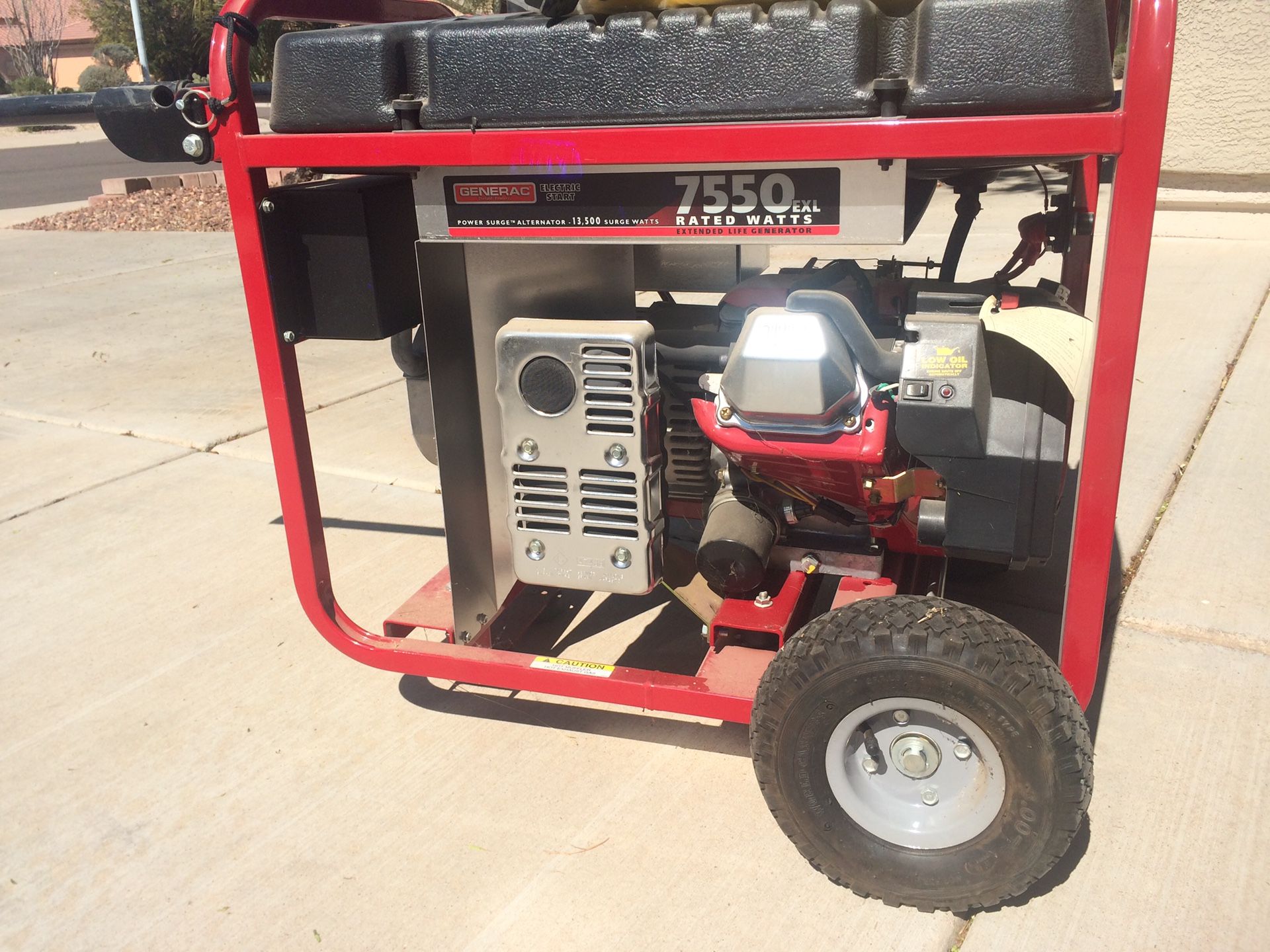 Generac electric start 7550 watts generator (brand New) for Sale in ...