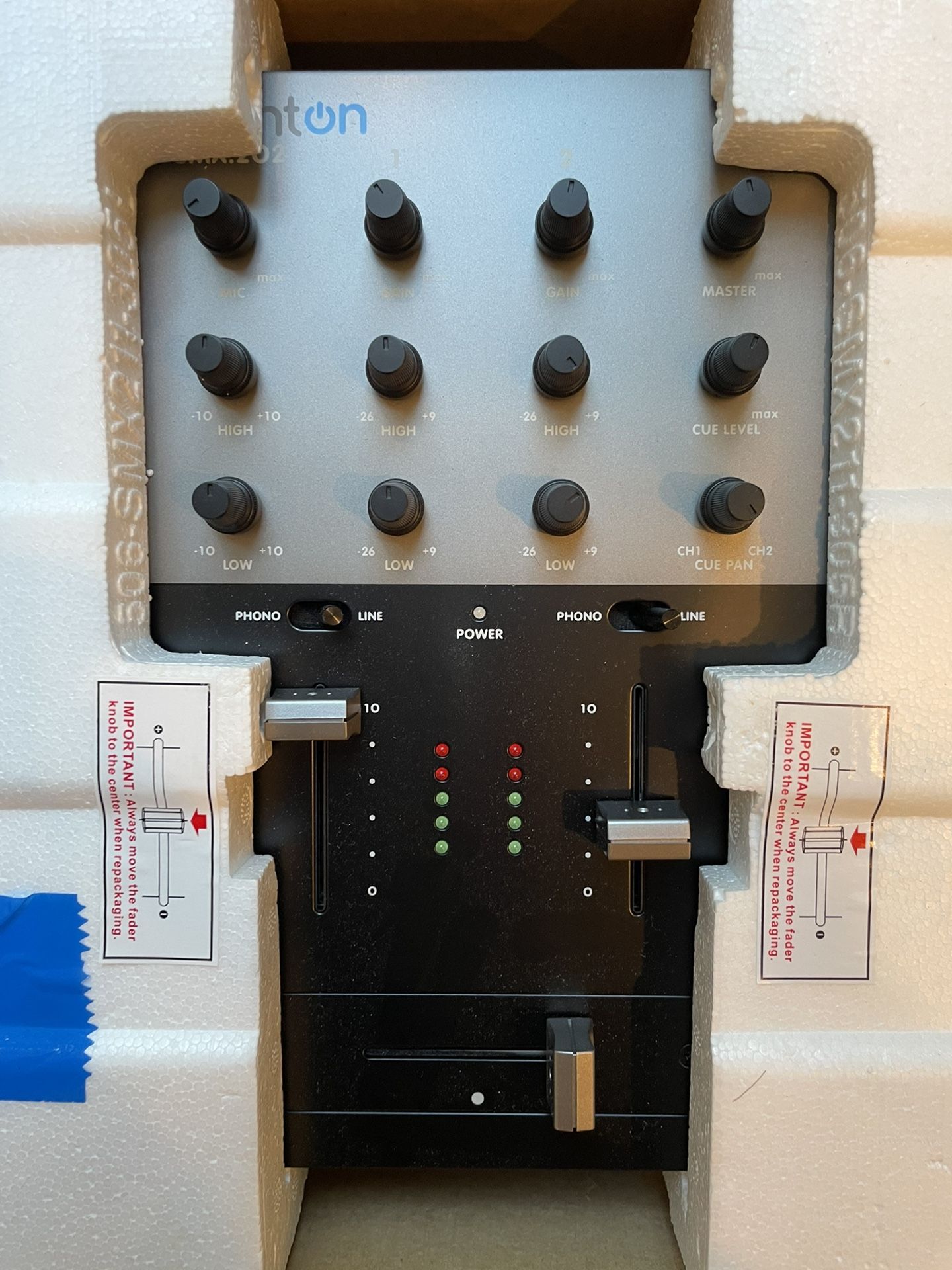 Open Box SMX 202 Stanton 2 Channel Professional DJ Mixer. Condition is ...