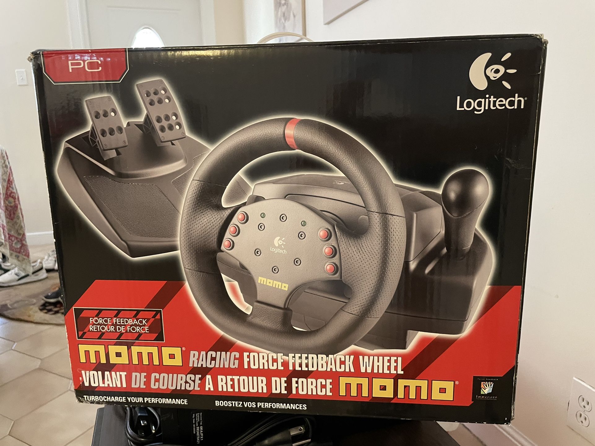 Logitech MOMO racing Wheel for Sale in Pompano Beach, FL - OfferUp