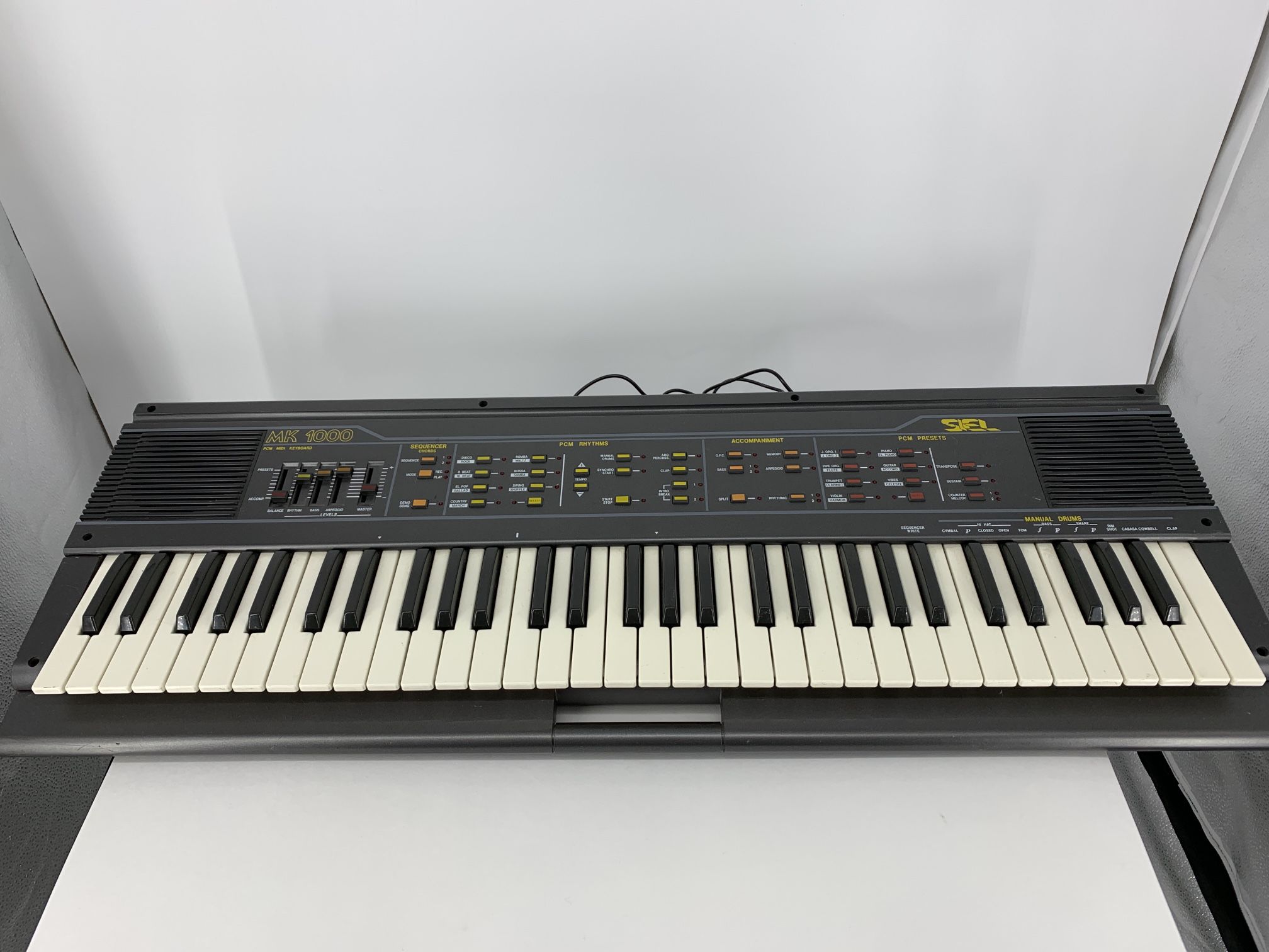 Vintage Siel Italy Synth MK 1000 80's Midi Keyboard North Las Vegas for ...