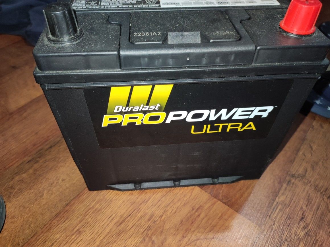 I have a brand NEW DURALAST PRO POWER ULTRA battery 51R-AGM battery ...