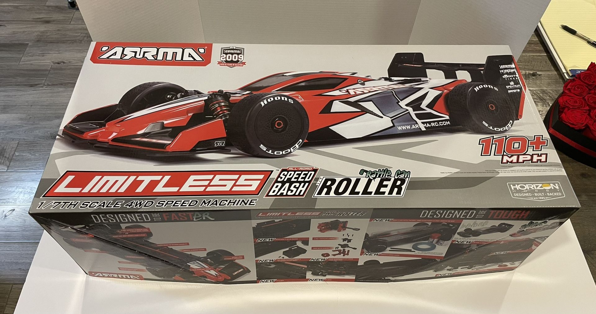 RC Car ARRMA Limitless Speed Racer Brand New With Included Parts To ...