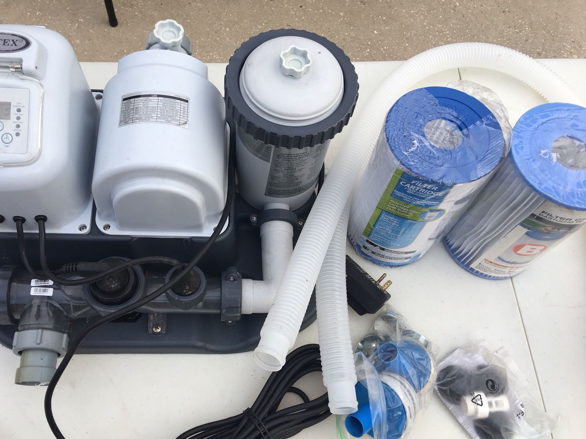 Intex Salt Water Pool Pump model ECO7111 for Sale in Lakeland, FL - OfferUp