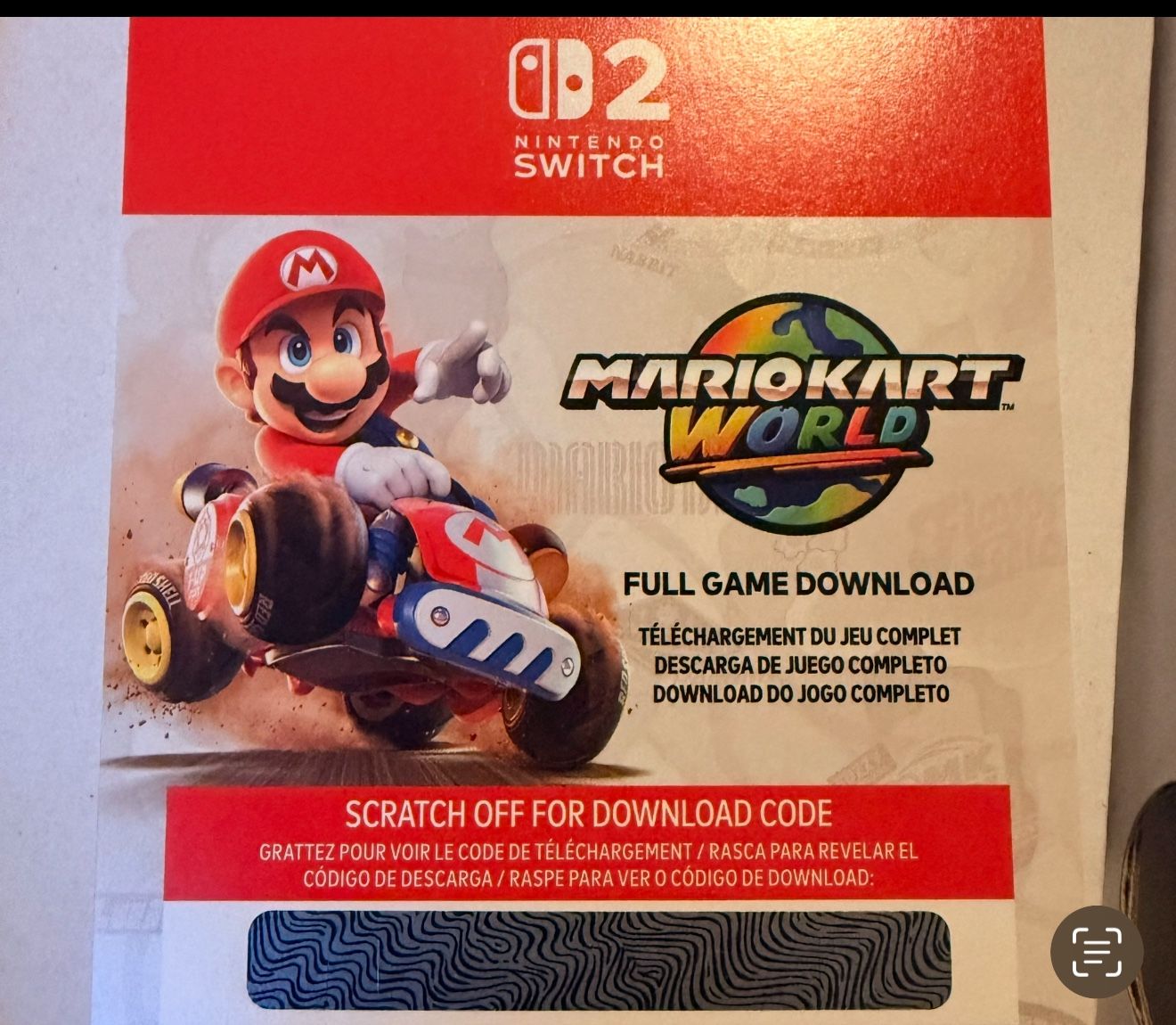 Mario Kart World Digital Code for Sale in San Diego, CA - OfferUp